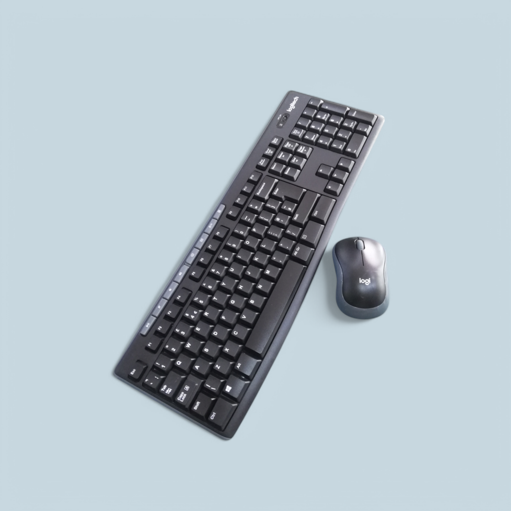 Logitech Original Wireless Keyboard & Mouse Branded Used - MNA Electronics